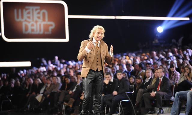 Gottschalk moderiert im November letztes Mal „Wetten, dass ... Gottschalk moderiert im November letztes Mal „Wetten, dass ...